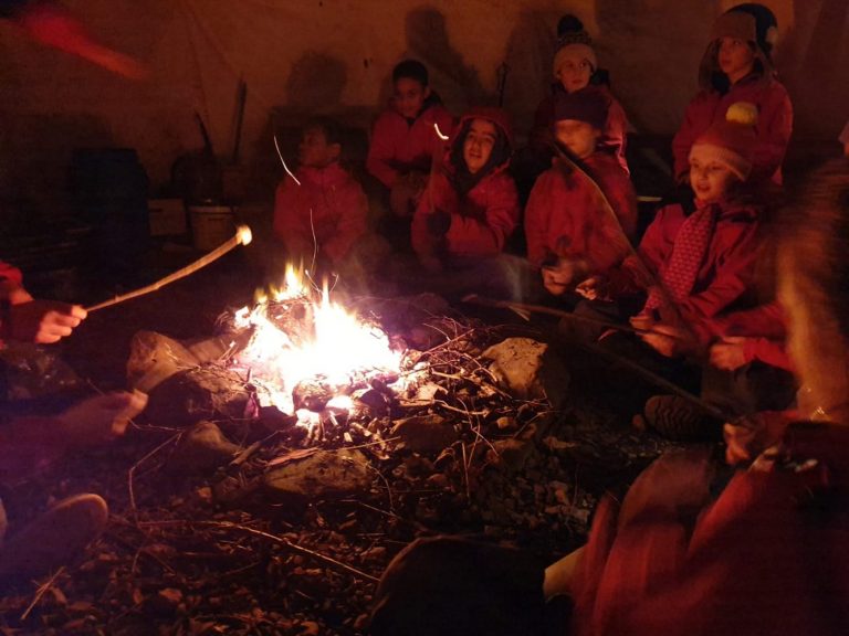 St Aidan's Primary School | Purple class enjoying bushcraft at ...