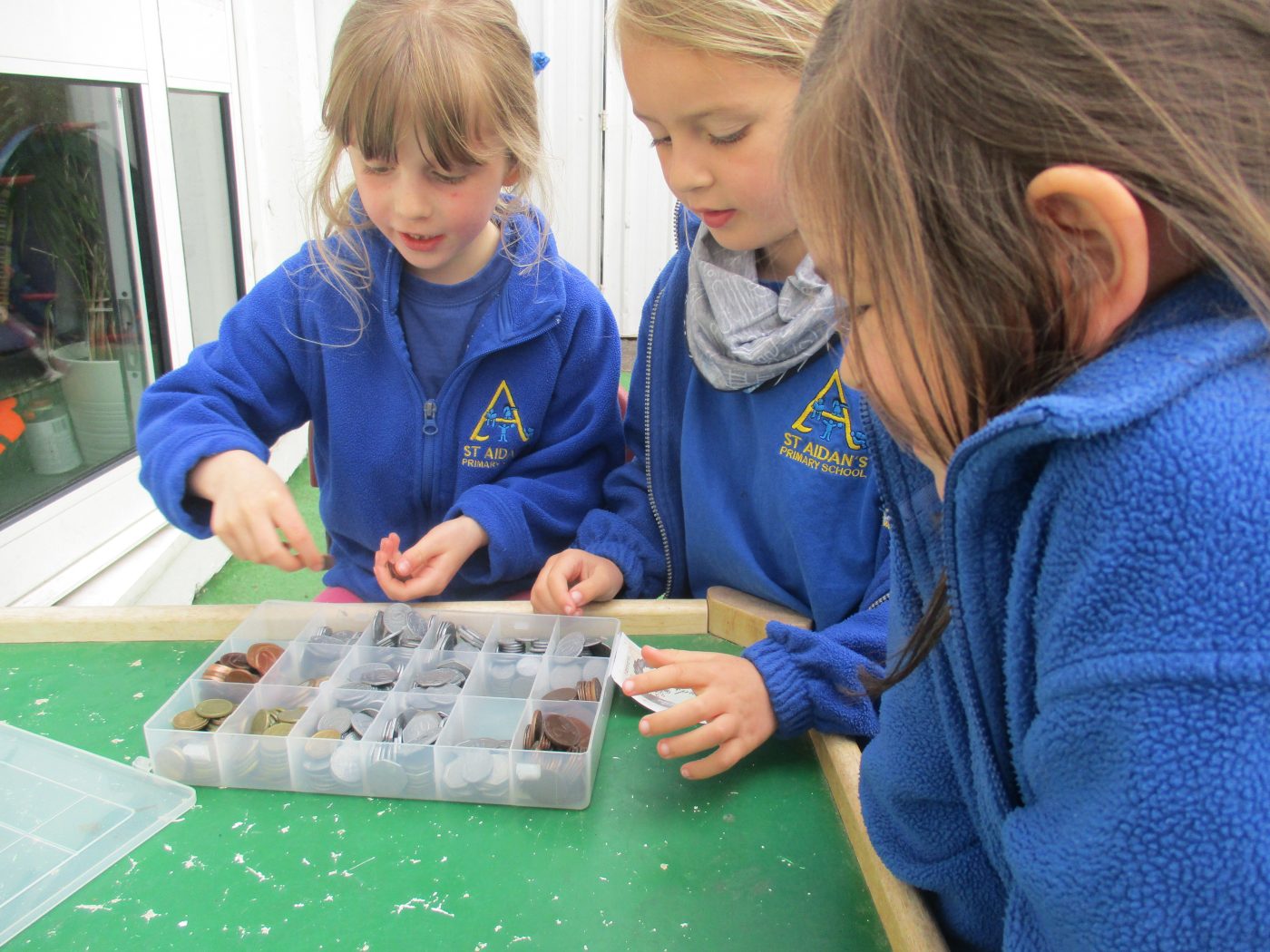 St Aidan's Primary School | Orange Class learning the value of money